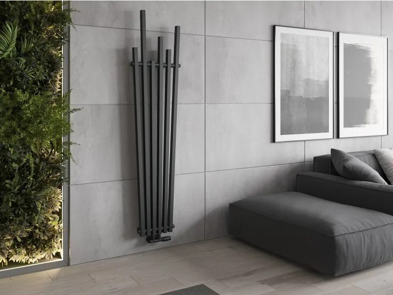 Mexen Omaha, topné těleso 1800x420 mm, 655 W, antracitová, W208-1800-420-00-66