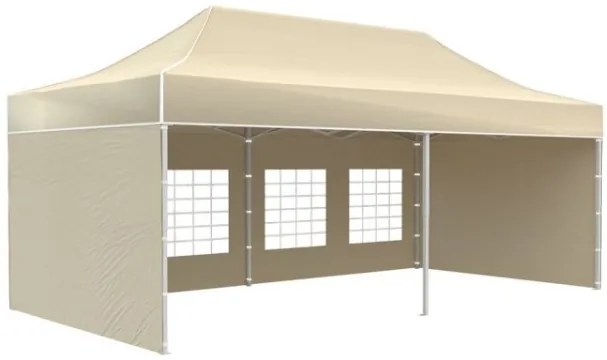 Nůžkový stan POLOPROFI PLUS 3x6 m béžový