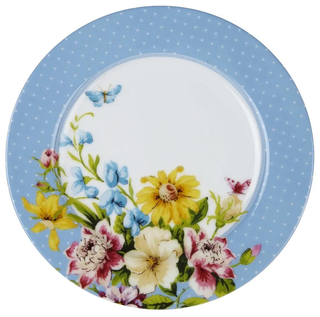 Creative Tops Katie Alice English Garden Dezertní porcelánový talíř modrý 20 cm
