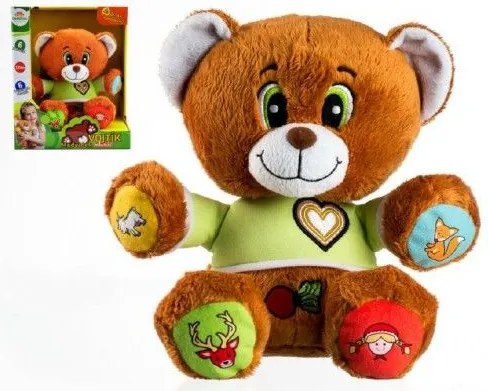 Plyšák teddies medvěd vojtík pohádkový česky mluvící