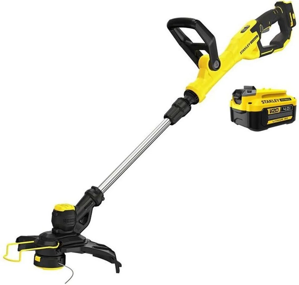 Stanley - 18V AKU strunová sekačka, záběr 33 cm, 1x aku 4,0 Ah Li-Ion, nabíječka SFMCST933M1-QW