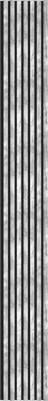 Mexen Lam-F akustické stěnové lamely 275 x 31,5 cm, plsť 6 mm, Bělený dub - S105-275317-2812-064