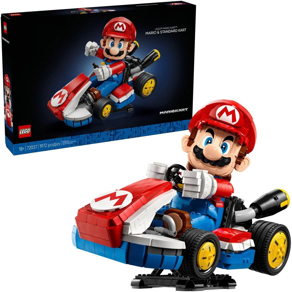 Lego super mario 72037 mario kart: mario a standard kart 5702017816548