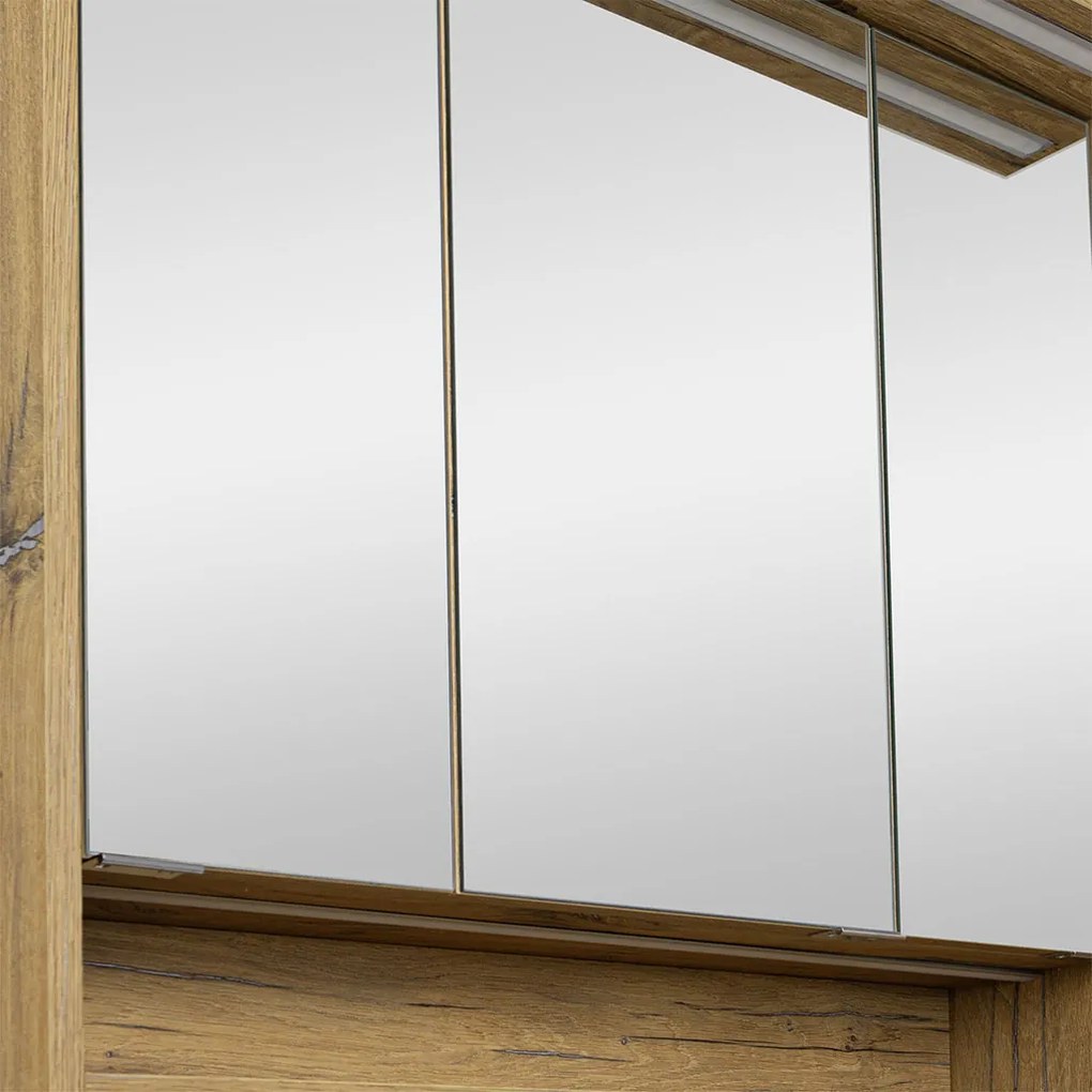 Comodo Zrcadlová skříňka závěsná s LED osvětlením Mateo 75 ZS