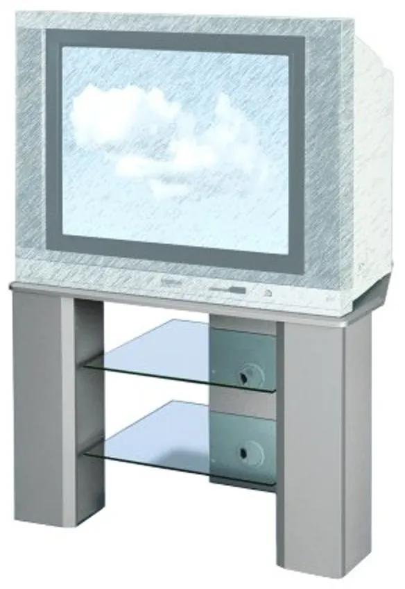 TV stolek PONY 3 stříbrný