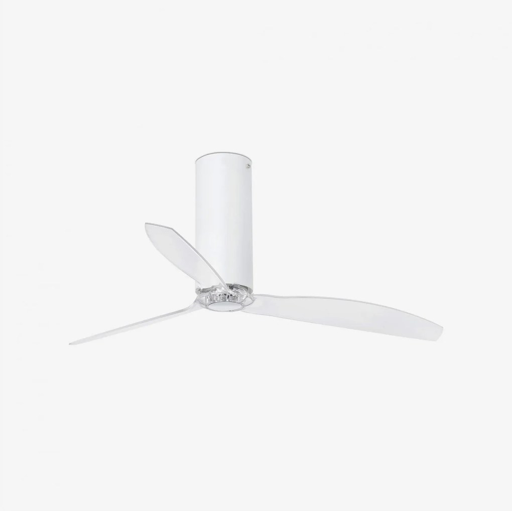 FARO 32033 TUBE FAN, bílá/transparentní, stropní ventilátor s DC motorem - FARO