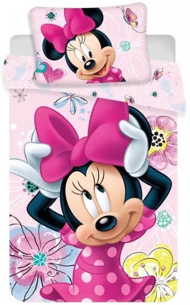 Javoli Dětské bavlněné povlečení Disney Minnie 100×135cm, 40×60 cm IV