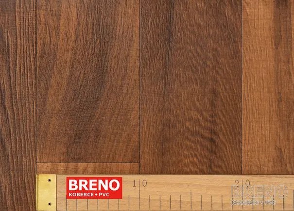 Breno PVC BONUS Hugo 063 - tmavé dřevo, šíře 400 cm