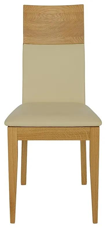 Drewmax Jídelní židle KT371 masiv dub koniak Atos 117