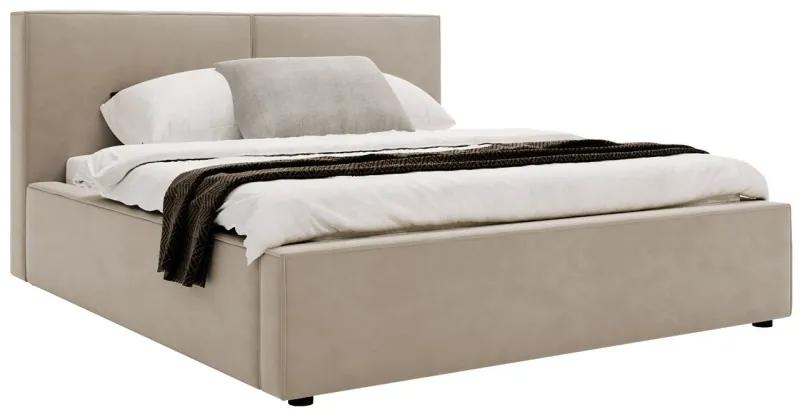 Čalouněná manželská postel s úložným prostorem Sokoz, Rozměr postele: 160 x 200 cm, Potahy: Manila 02