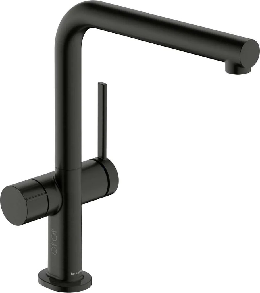 Hansgrohe Talis M54 - Dřezová baterie, s uzavíracím ventilem pro spotřebič, kartáčovaný černý chrom 72827340