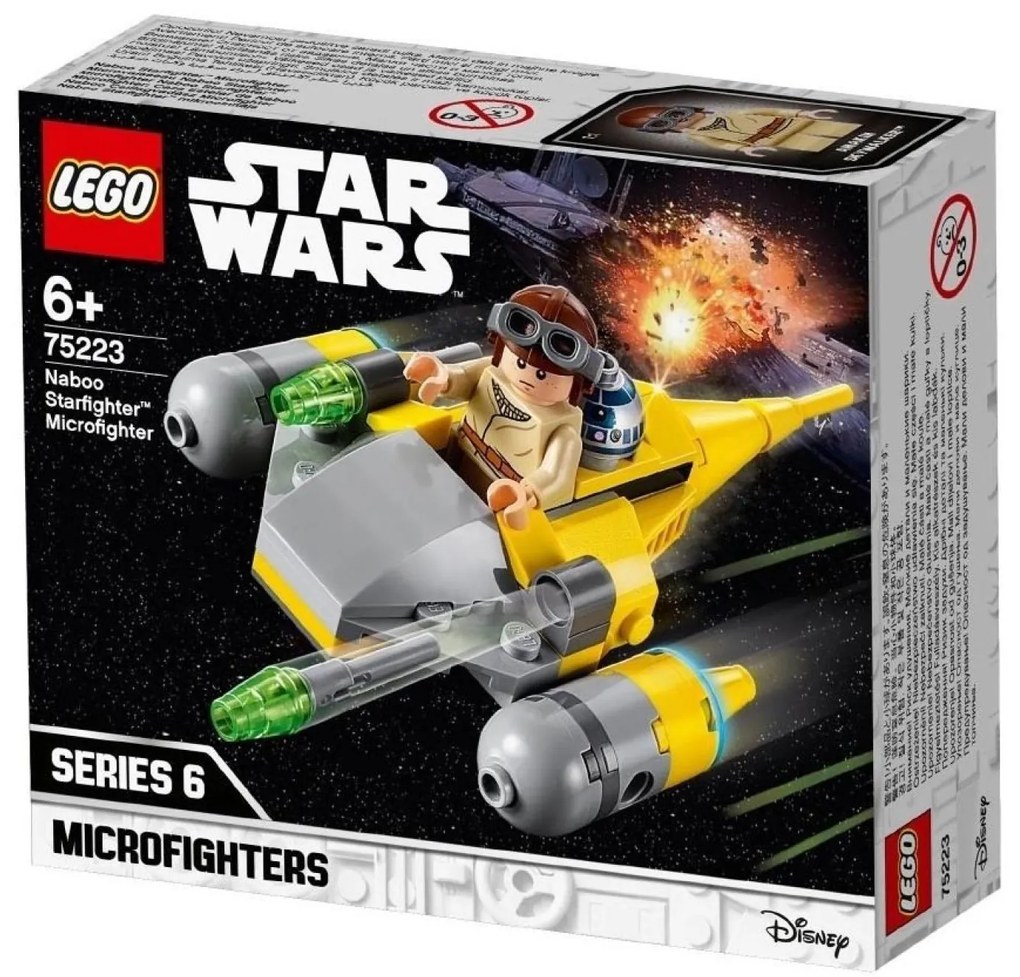Stavebnice lego star wars 75223 mikrostíhačka starfighter naboo