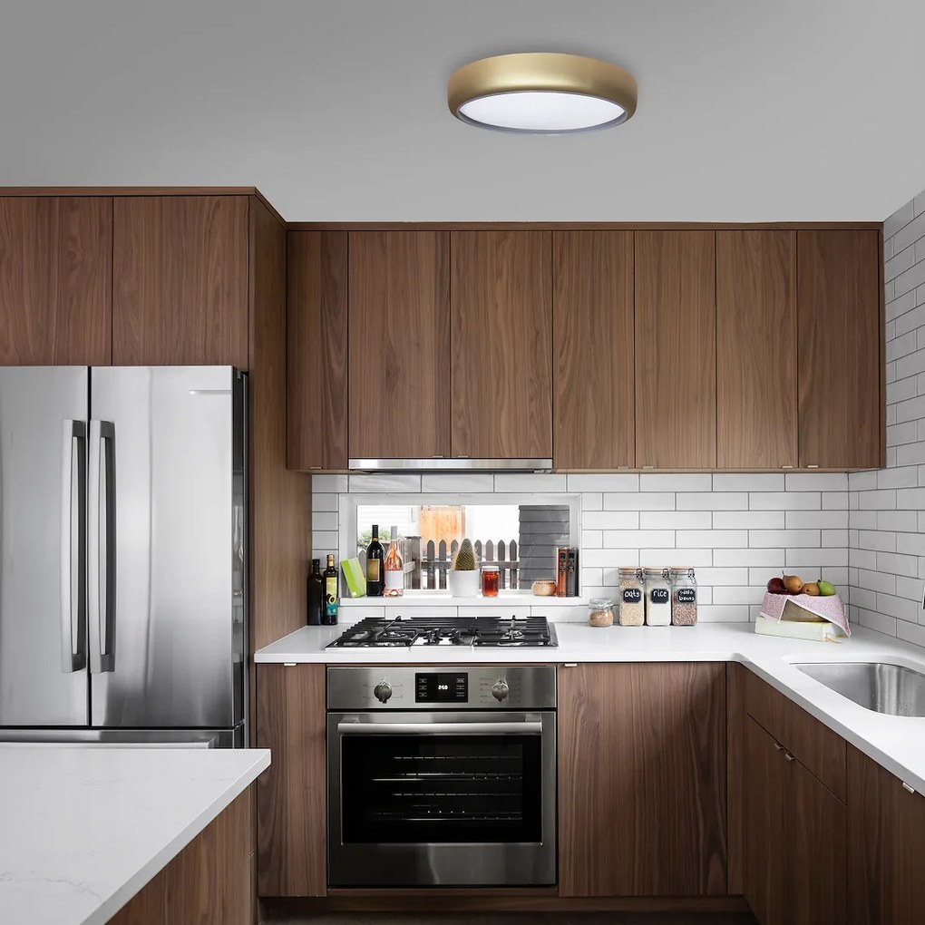 Stropní LED svítidlo Gea, 1x LED 36w, 3000-6000k, g, s ovladačem