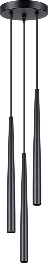Sollux Lighting Pedant lampa BLISS 3P černá