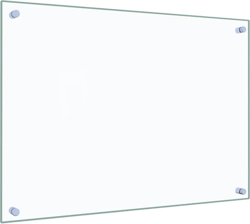 Kuchyňské panely 2 ks průhledné 70 x 50 cm tvrzené sklo 3315790