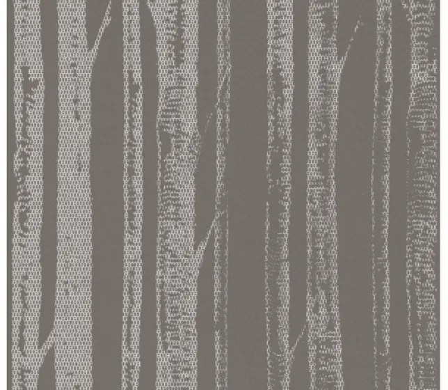 34135-3 tapety na zeď Scandinavian Style | 0,53 x 10,05 m | šedá, metalická, bílá