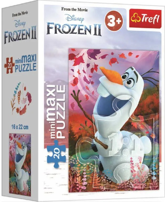 Trefl TR PUZZLE MiniMaxi Frozen 2 (Ledové Království) 16x22cm 20 dílků 4 druhy tr56022