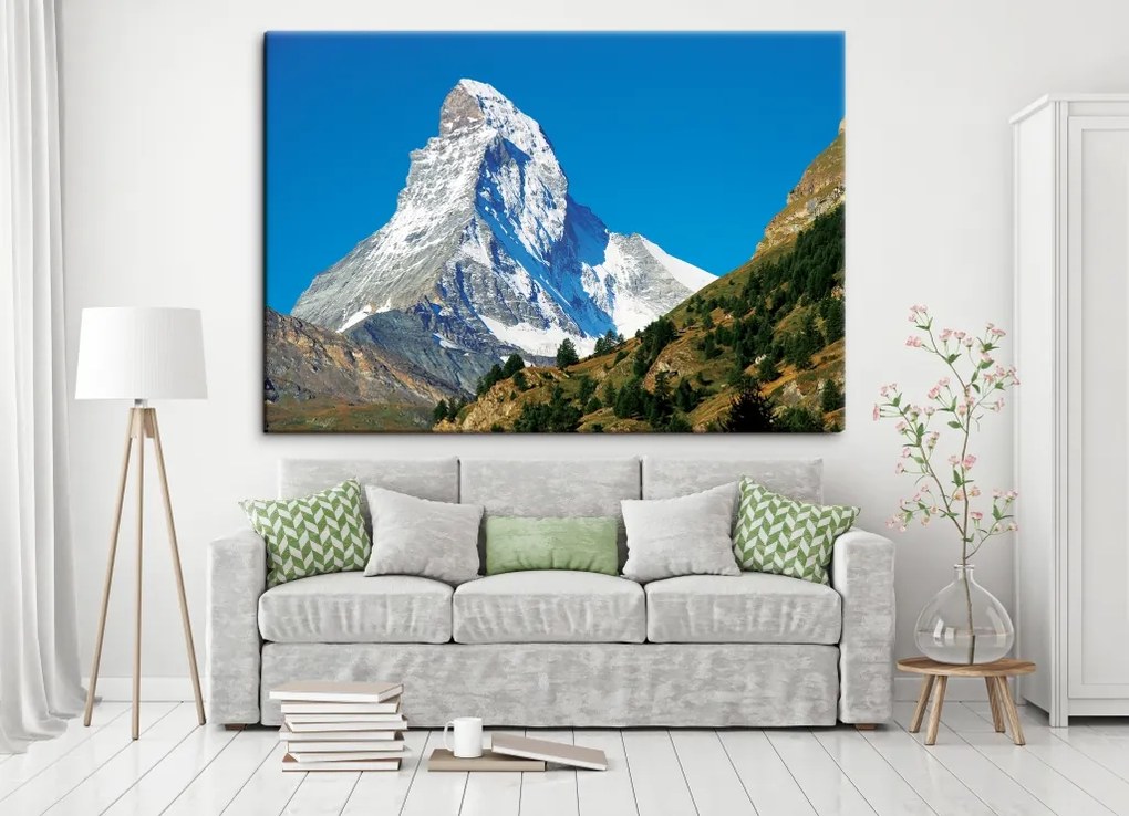 Malvis ® Obraz velikán Mont Blanck Velikost: 120x80 cm