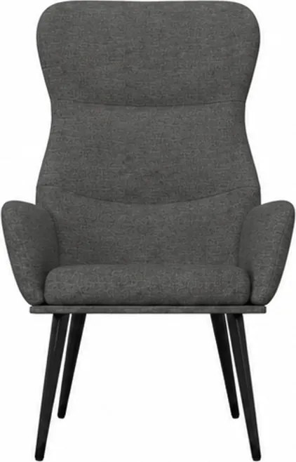 relaxační křeslo, odpočinkové, dřevo/kov/textil, 96x68x79 cm, nohy černé/tmavě šedá, Dekorino KR20260056