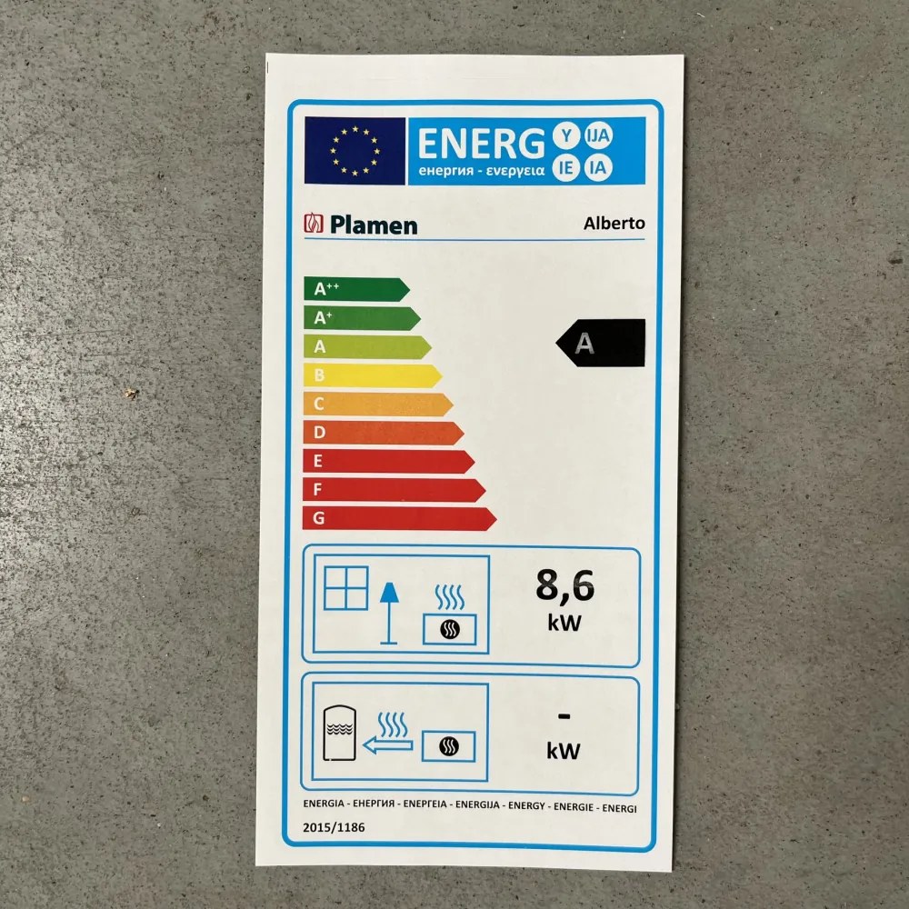 PLAMEN Litinová krbová kamna ALBERTO - černá