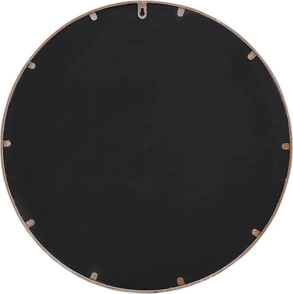 Zahradní zrcadlo pískové 60 x 4 cm železo kulaté do exteriéru 318359