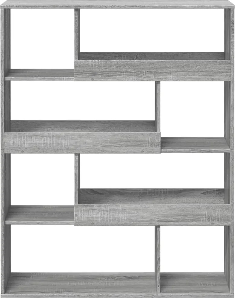 Dělicí stěna šedá sonoma 100 x 33 x 125,5 cm kompozitní dřevo 3309488
