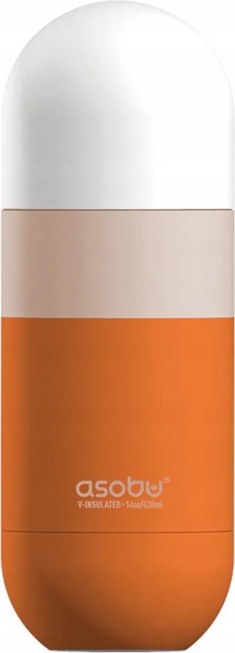 Asobu Orb Pastel Orange Termoláhev 420 ml