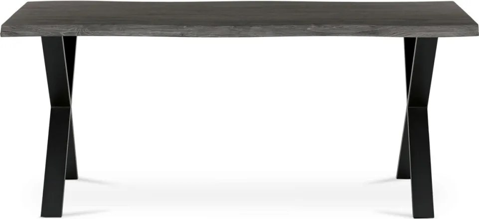 Jídelní stůl HT-F4318 GREY, mdf, šedý dub (180 x 90) cm hnědá