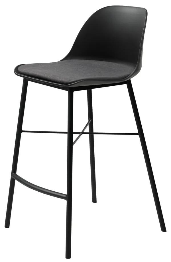 Černá barová židle Unique Furniture Whistler, výška 93 cm