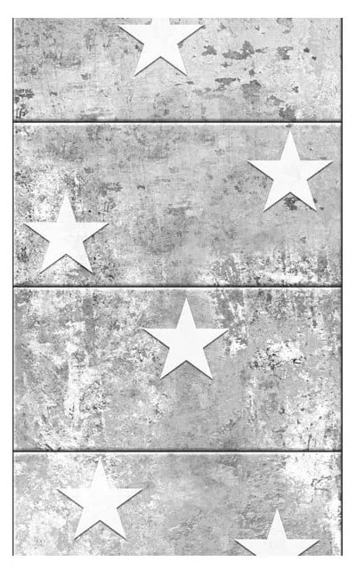 Tapeta v roli Bimago Stars On Concrete, 0,5 x 10 m
