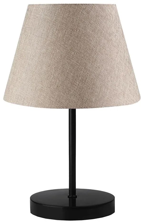 Stolní lampa AYD 1xE27/40W/230V béžová/černá