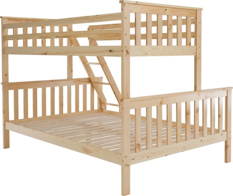 Patrová rozložitelná postel 90/140x200, přírodní, LUINI Kondela 0000235839