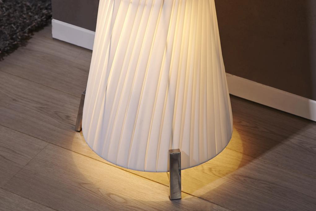 Noble Home Stojací lampa HERMIO, 160 cm, bílá