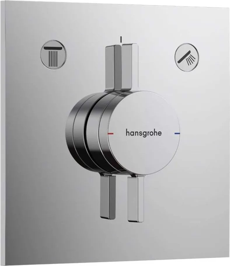 Hansgrohe - Baterie pod omítku, pro 2 spotřebiče, chrom 75417000ROZ3