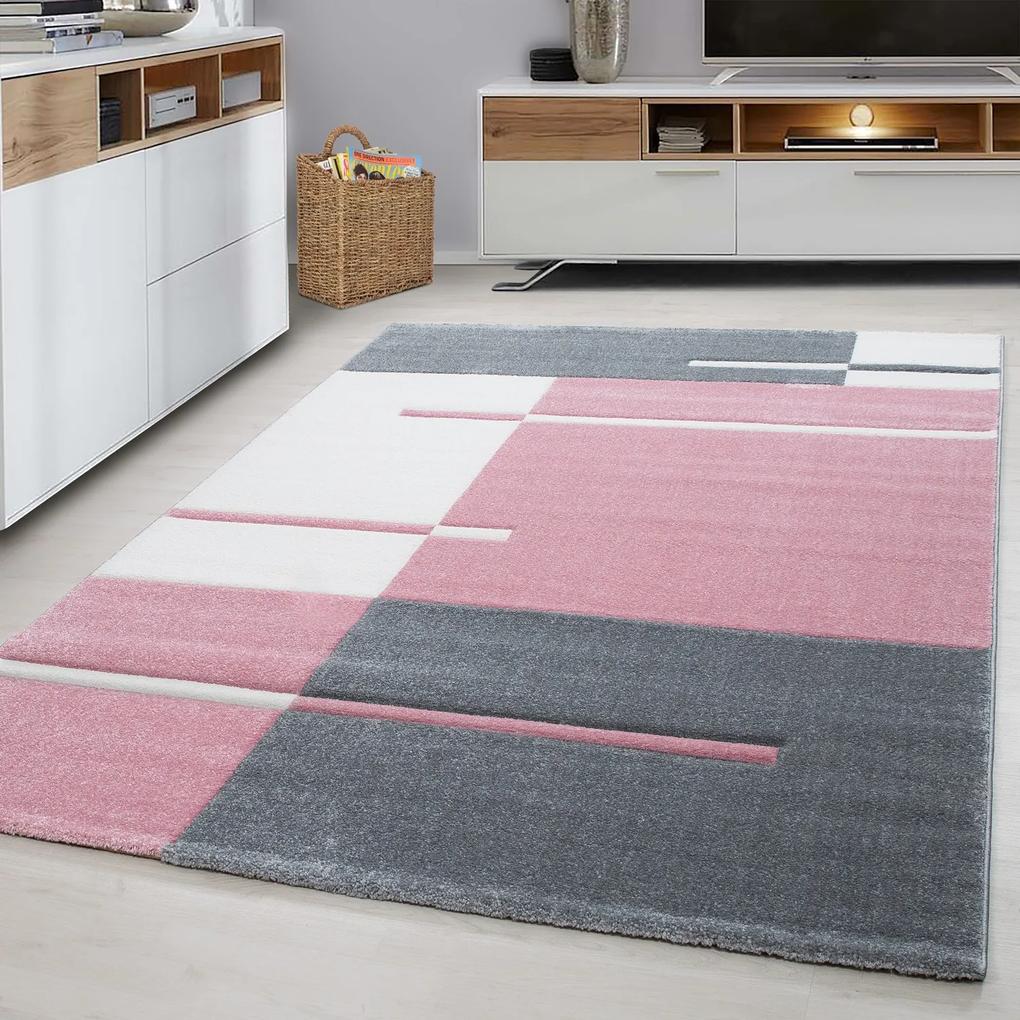Ayyildiz Kusový koberec HAWAII 1310, Růžová Rozměr koberce: 200 x 290 cm