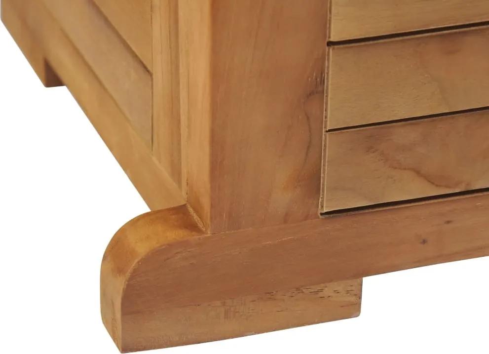 vidaXL Skládací barový stolek 155 x 53 x 105 cm masivní teakové dřevo [43804]