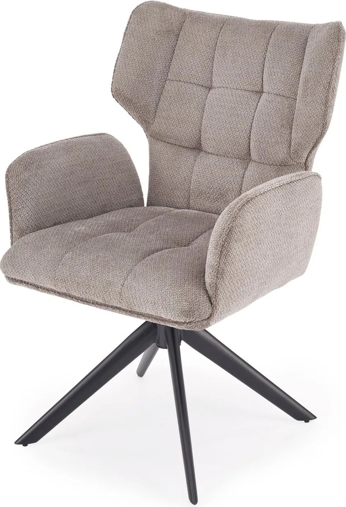 HALMAR K601 židle šedá