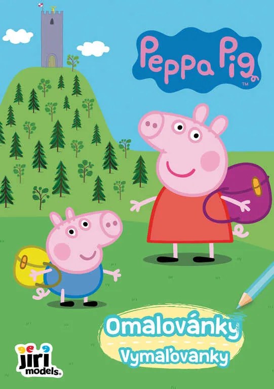 JIRI MODELS Omalovánky A5 Prasátko Peppa Pig výlet 5