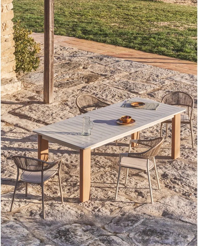Kovový zahradní jídelní stůl 100x233 cm Livorno – Kave Home