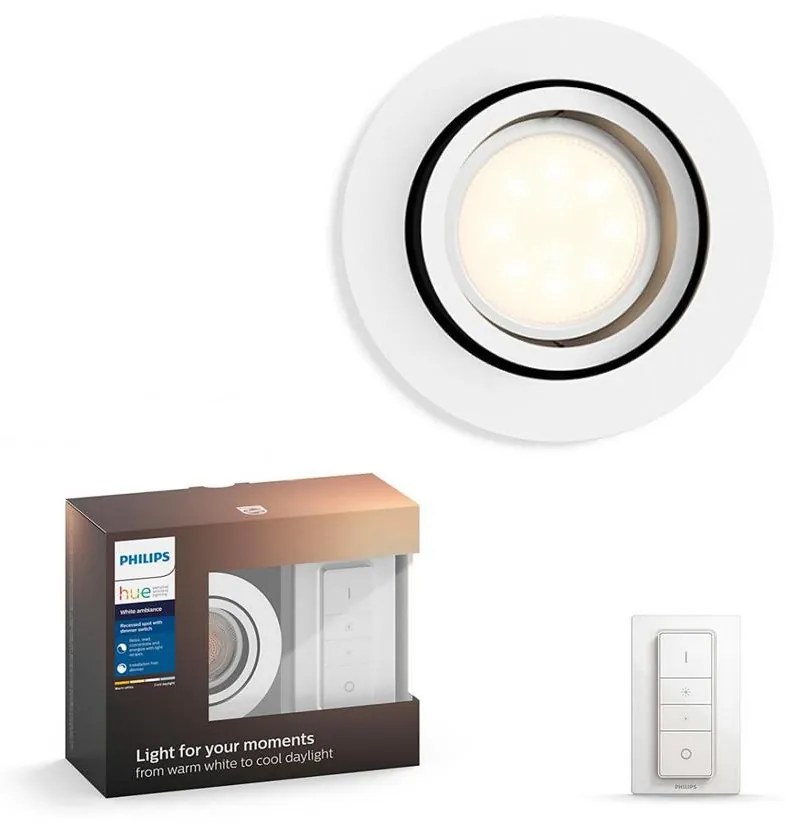 Philips | Philips 50411/31/P7 - LED Stmívatelné svítidlo Hue MILLISKIN 1xGU10/5,5W/230V | P2395