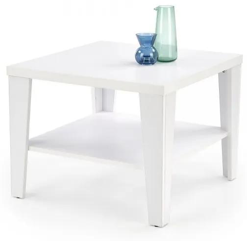 Konferenční stolek Manta čtvercový / Bílá