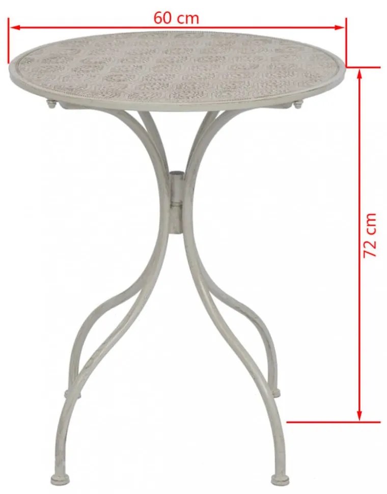 Zahradní bistro set 3 ks Dekorhome