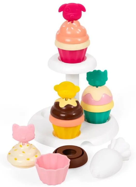 SKIP HOP Zoo stohovací Cupcakes s měnícími se barvami 3r+