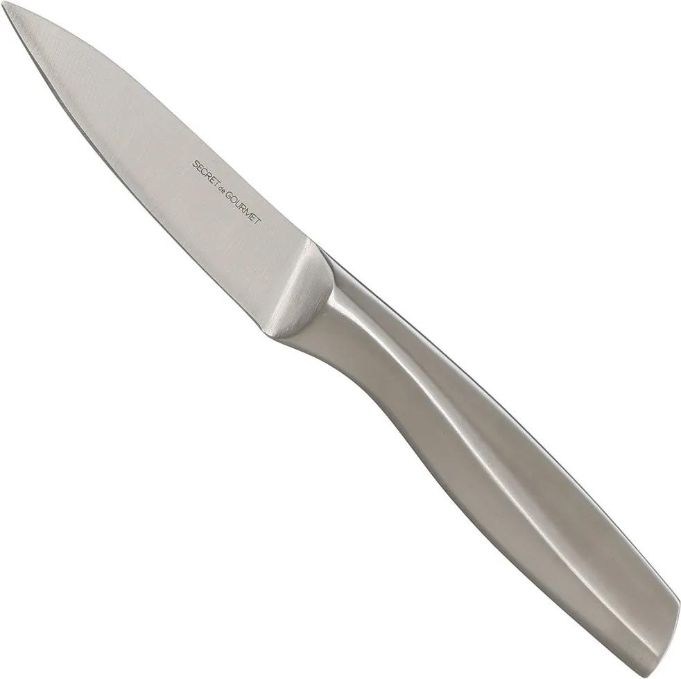Stříbrný nůž z nerezové oceli na krájení a loupání ovoce