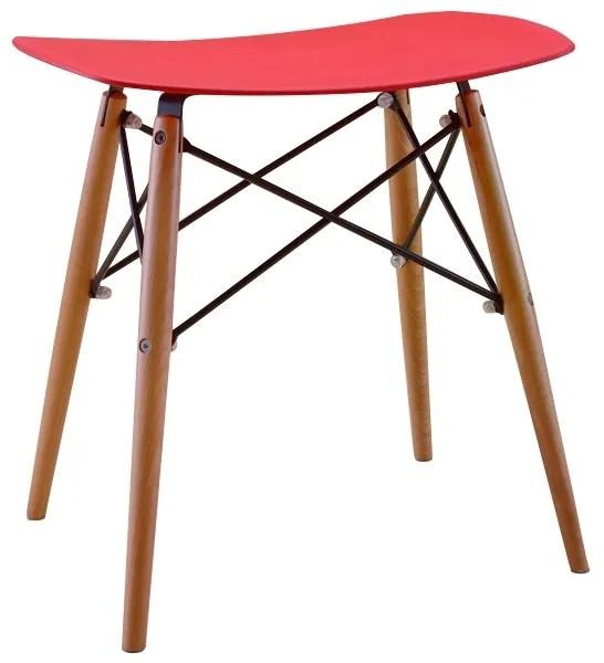 Stolička DSW, červená