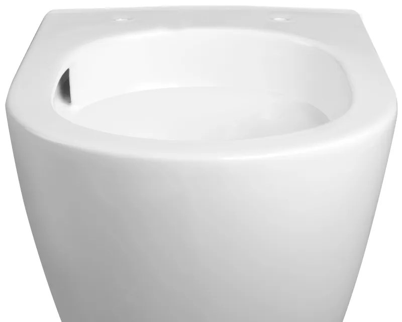 BPS-koupelny Závěsná WC mísa se SoftClose sedátkem HYD-4706, bílá
