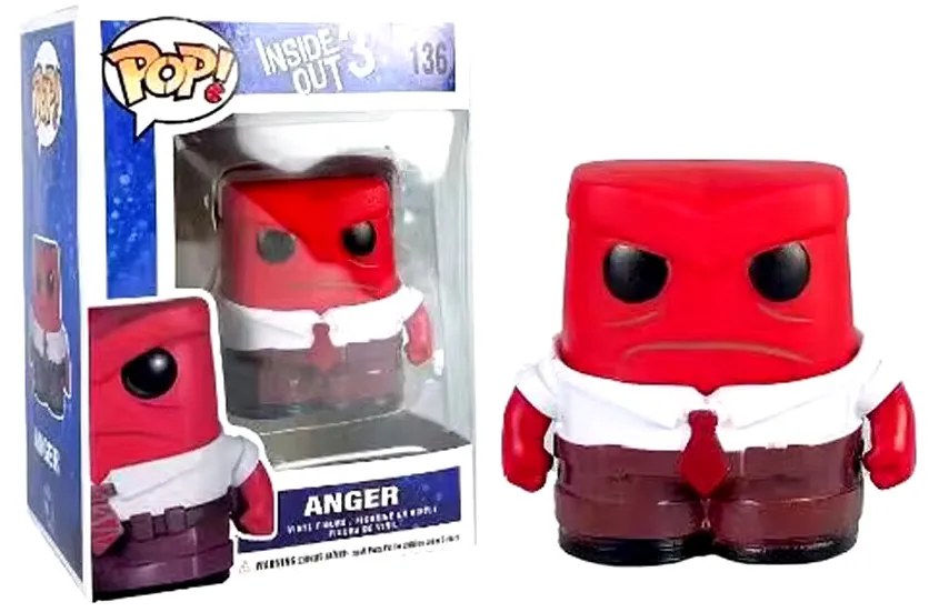 Postavičky Funko POP V hlavě 2 (Inside Out 2) Varianty: 09 Vztek