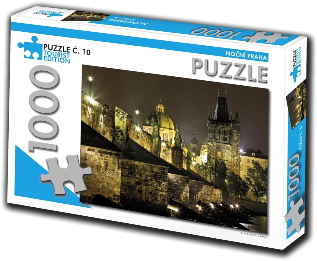 Tourist edition puzzle noční praha 1000 dílků (č.10)