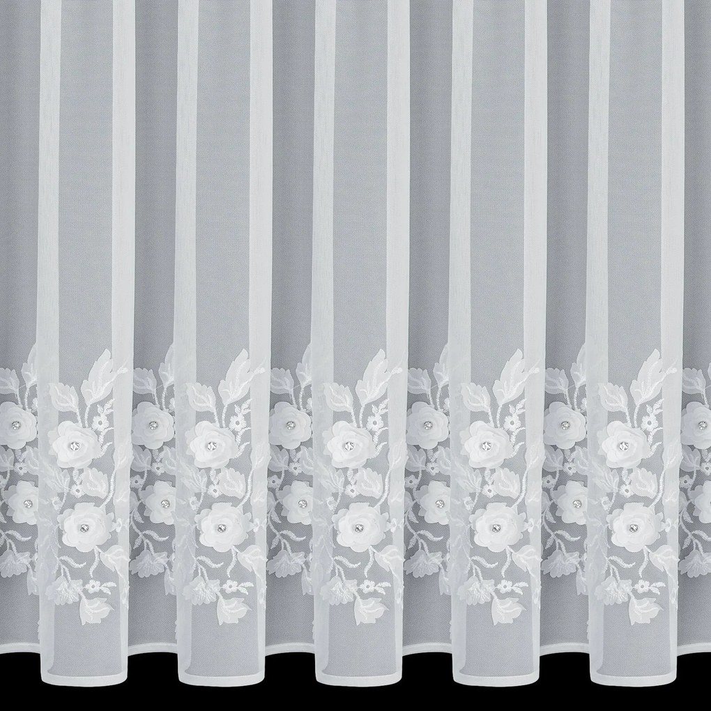 KRÁTKÁ ZÁCLONA NA PÁSCE EVA MINGE ROSES4 300X90 CM KVĚTY