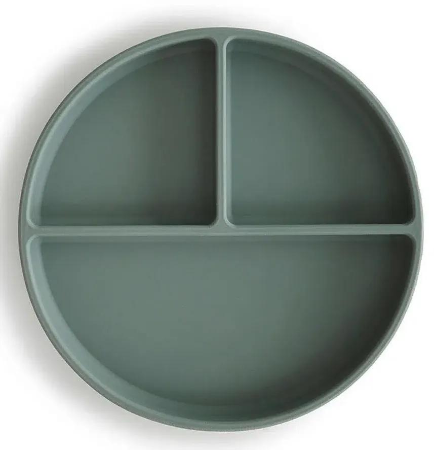 Mushie Silikonový talíř s přísavkou Stone